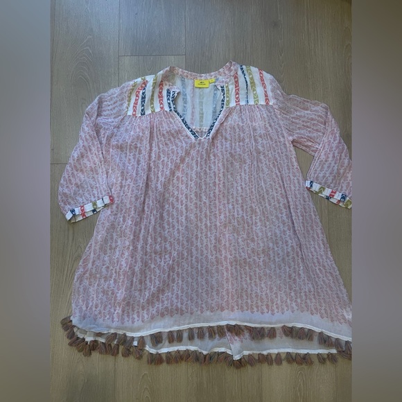 Roller Rabbit | Tops | Roller Rabbit Pink White Paisley Top Size S Nwot ...